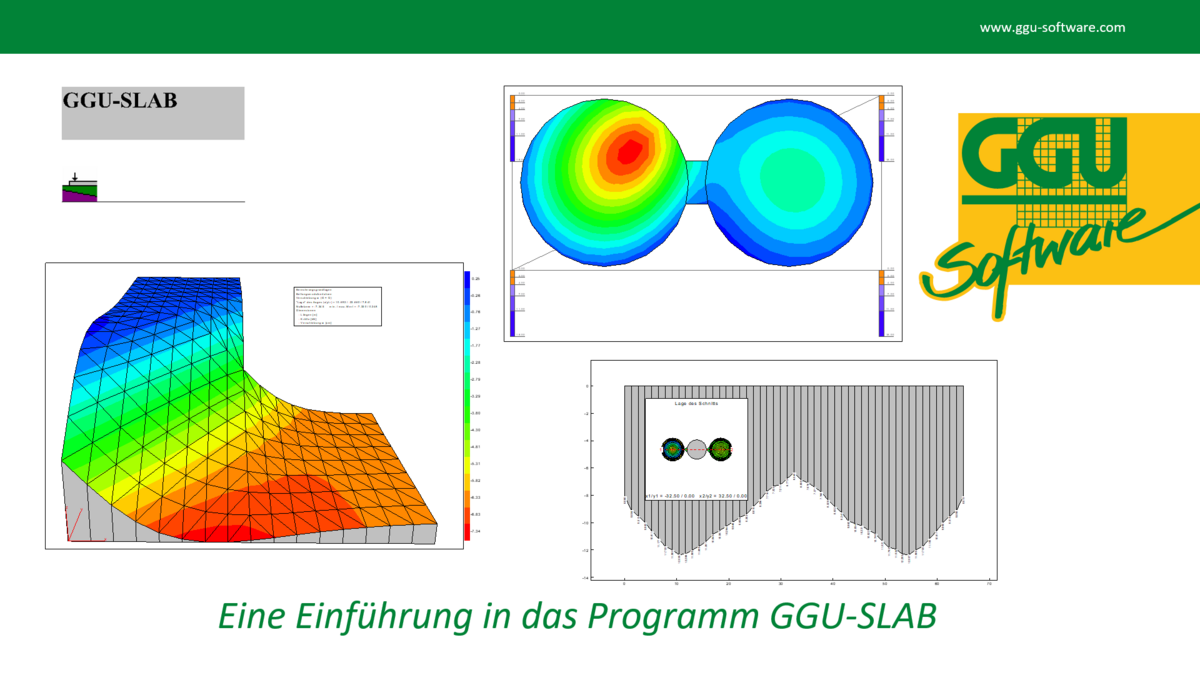 Einstieg in die Berechnung von elastisch gebetteten Platten mit GGU-SLAB | GGU Software